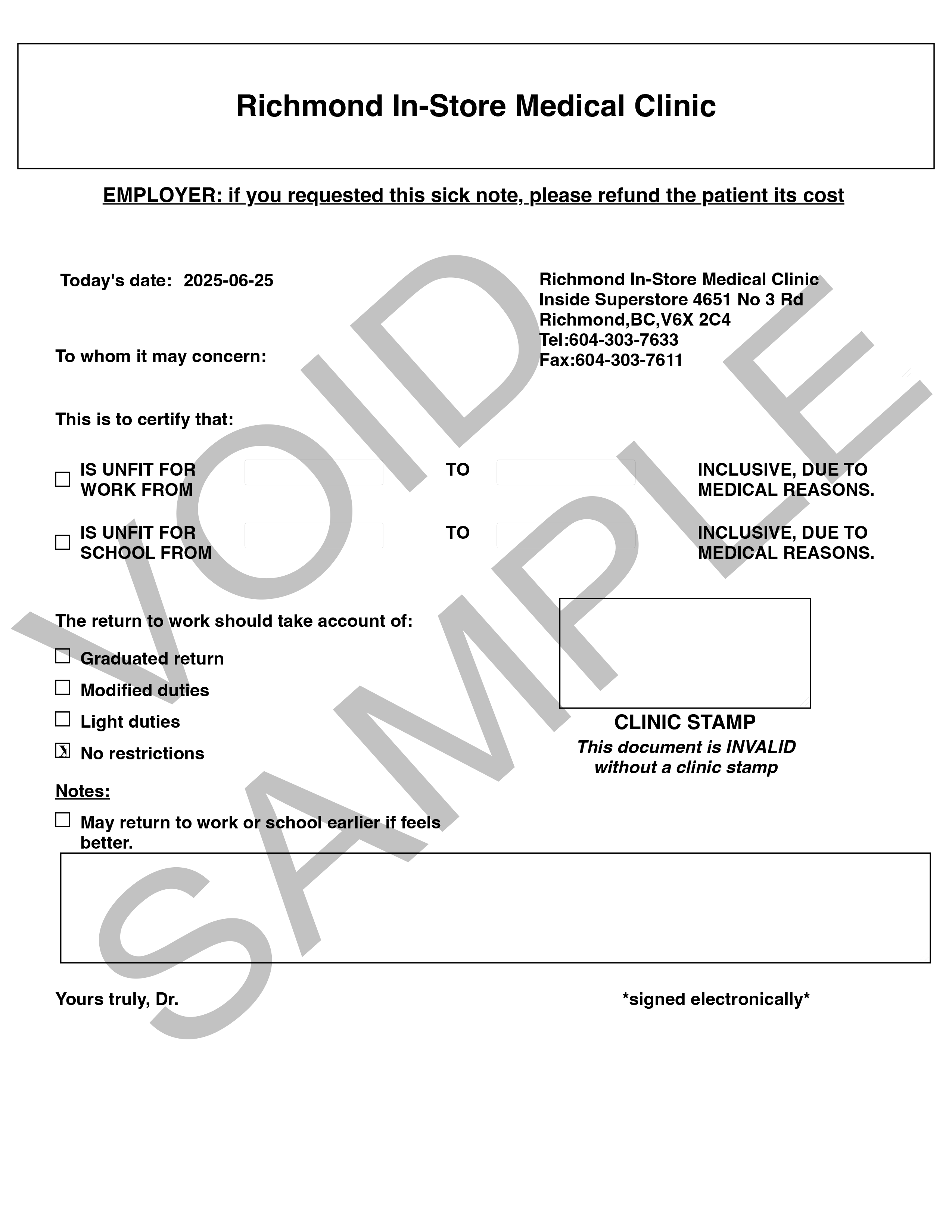 Medical clinic in Richmond | Richmond doctor | Richmond In-Store ...